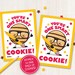 Printable You're One Smart Cookie Classroom Treat Tag Gift Tag Testing ...