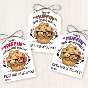 Printable Back to School Gift Tags for Students Snack Tag Classroom ...