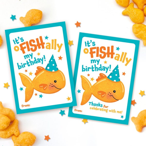 Goldfish Birthday - Etsy