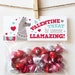 PRINTABLE Kids Valentines Printable Valentine Treat Bag Toppers Llama ...