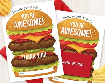 Fast Food Thank You - Etsy