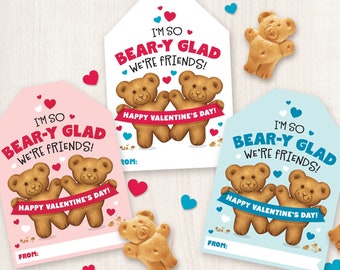 Printable Valentines Day Cards for Kids Valentine Tags - Etsy