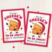 Printable Christmas Snack Tag Cheese Crackers Classroom Non-candy Treat ...