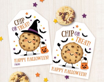Printable Halloween Tags Trick or Treat Bag Teddy Bear Grahams Tags ...