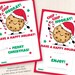 PRINTABLE Christmas Cookie Gift Card Holder Bakery Gift Card Holiday ...