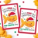 Printable O-fish-ally the Holidays Christmas Snack Tag Goldfish ...