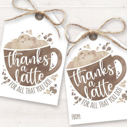 Fall Thanksgiving Teacher Appreciation Gift Tag Printable - Etsy