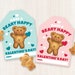 Kids Valentines for School Kids Valentine Cards Teddy Bear Grahams ...
