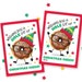 Printable Christmas Donut Tag Treat Tags for Classroom Holiday Party ...