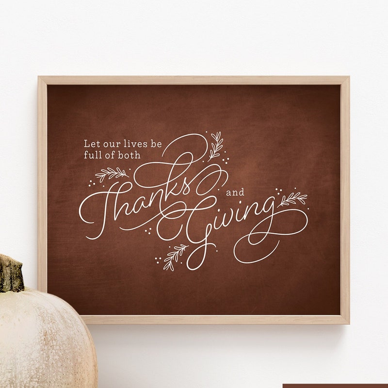 Give Thanks Wall Ornament - Etsy