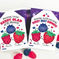 Valentine's Day Gift Tags - Berry - Printable - School Valentines ...