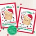 Printable Christmas Treat Tag for Crispy Rice Treats Classroom Holiday ...