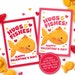 Printable Fish Valentine Tags, Printable Valentine Tags, Glad We're in ...