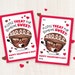 Printable Valentine Treat Tags Valentines Day Cards for Kids Gifts ...