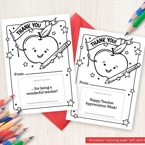 Teacher Appreciation Week Coloring Page - Etsy