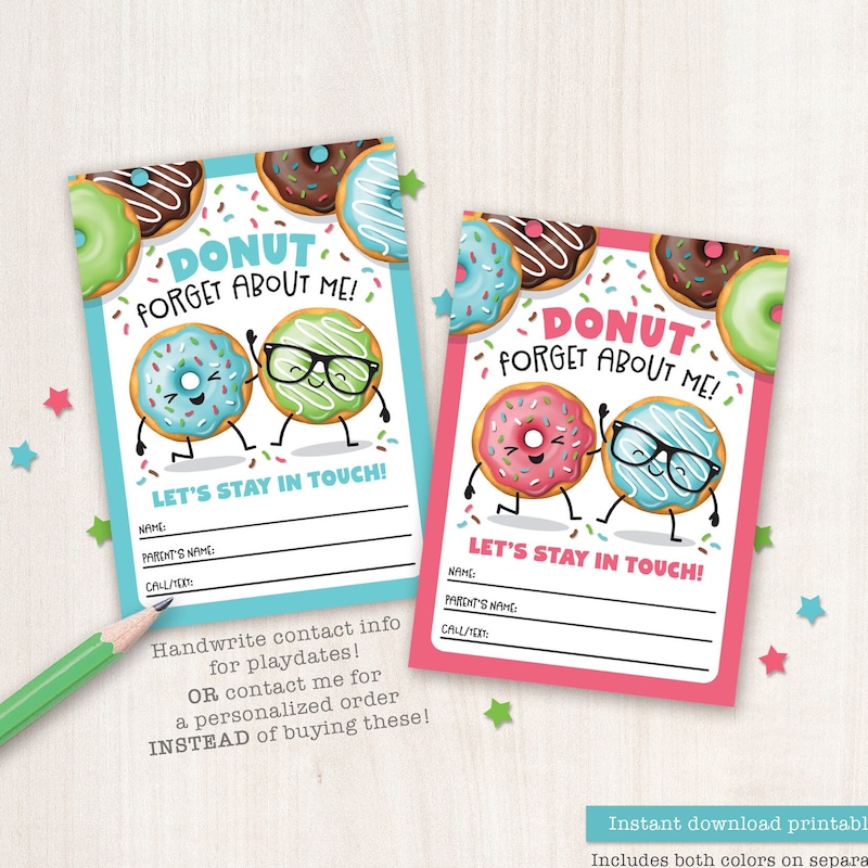 Donut Card - Etsy