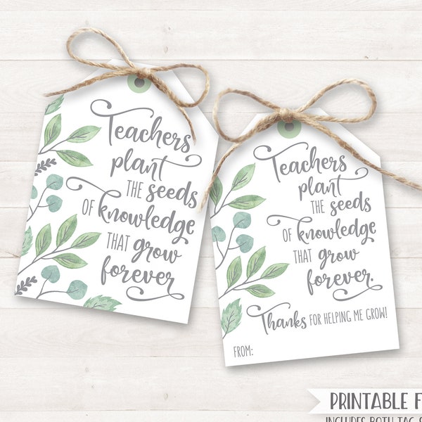 Teachers Plant Seeds - Etsy
