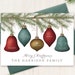 Printable Christmas Card or Sign Personalized Christmas Ornament Wall ...