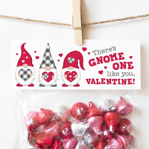 Valentine Treat Bag Toppers PRINTABLE Valentine Cards for Kids - Etsy