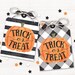PRINTABLE Trick or Treat Tags, Printable Halloween Favor Tags ...