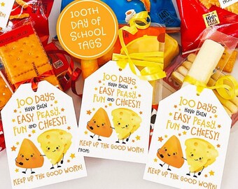 100 Days of School Snack - Etsy