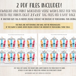 Printable Freeze Pop Tag Birthday Favor Treat Tag Summer Birthday End ...