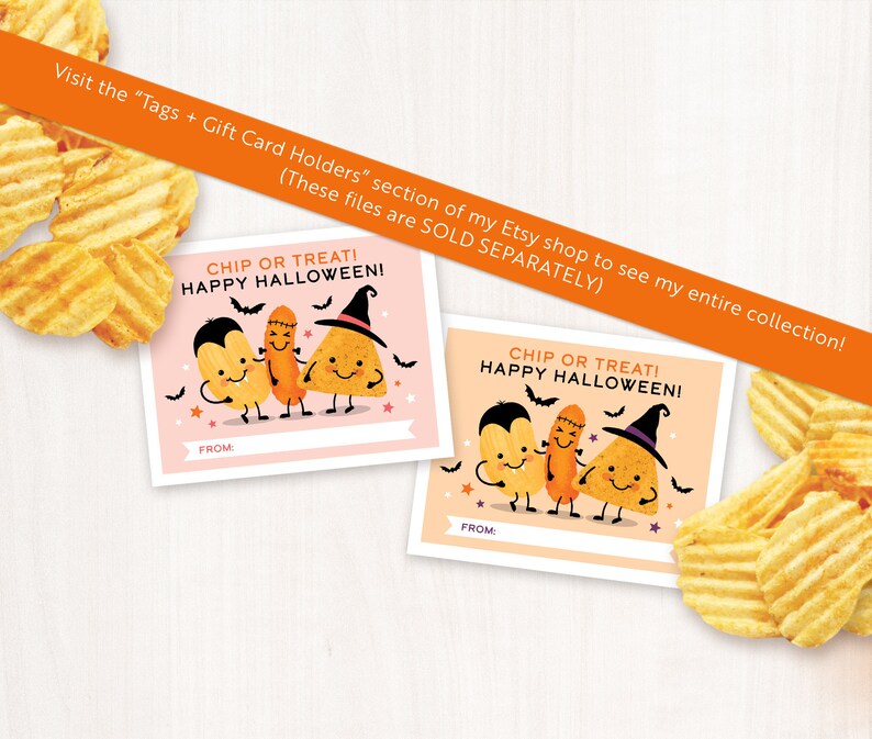 Printable Halloween Tags Trick or Treat Tags Classroom - Etsy
