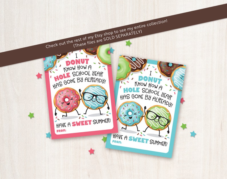 Printable Testing Day Treat Tag Classroom Donut Tag Good Luck Card Gift ...