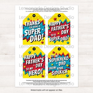 Fathers Day Gift From Kids Fathers Day PRINTABLE Fathers Day Card Gift ...