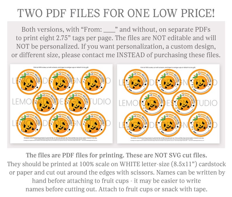Halloween Printable Snack Tag Orange You Excited Halloween Mandarine ...