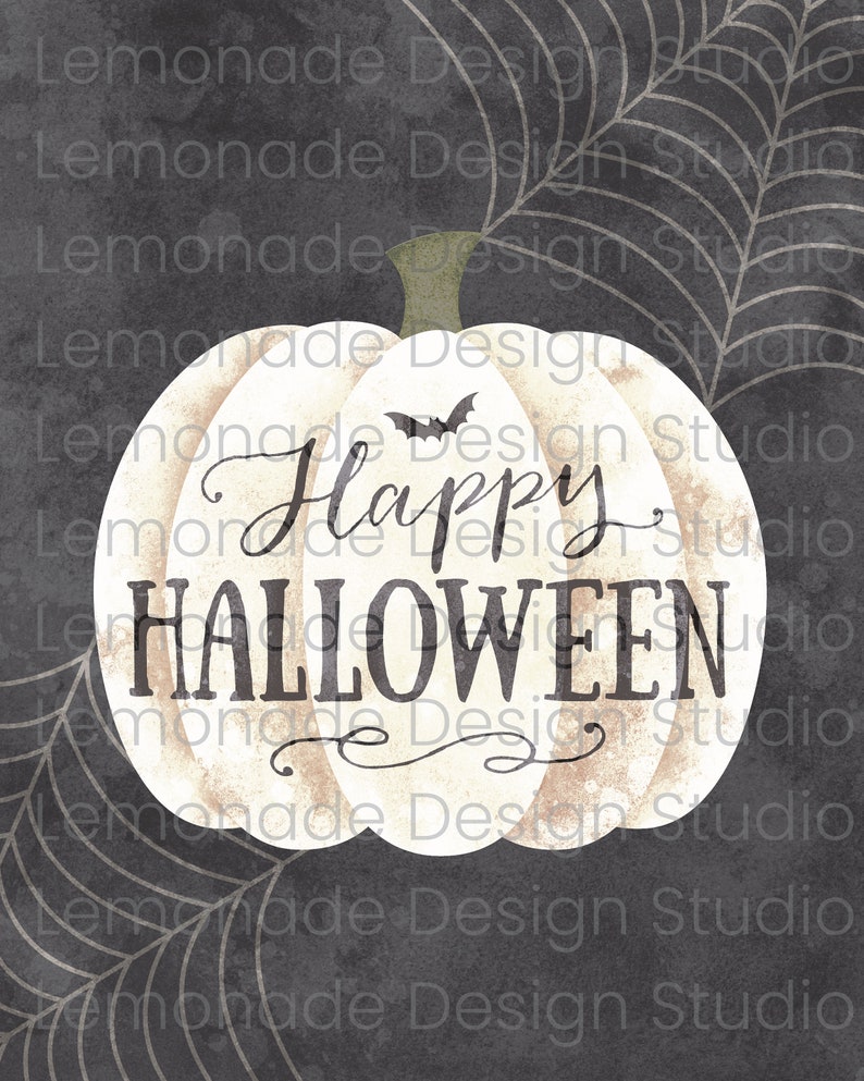PRINTABLE Happy Halloween Sign Farmhouse Halloween Sign - Etsy
