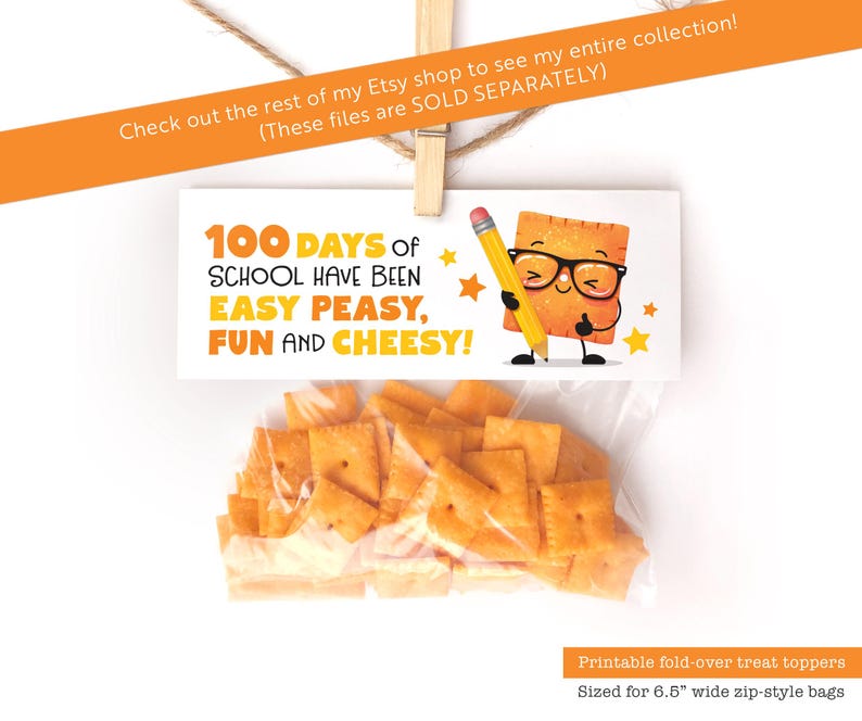 100th Day of School Donut Tags for Student From Teacher or Classmates ...