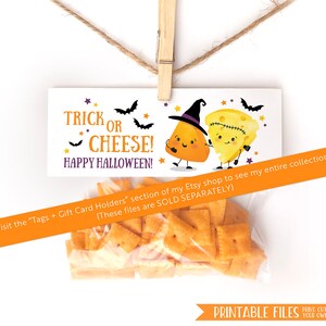 PRINTABLE Halloween Favor Tags, Halloween Tags, Candy Corn Tags ...