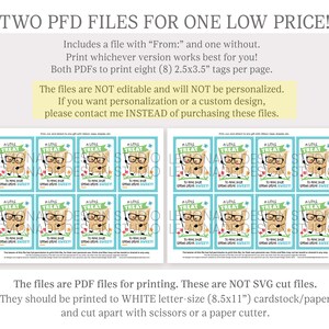 Printable Spring Break Treat Tags Crispy Rice Treats Printable Easter ...