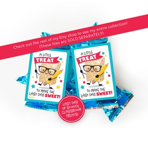 Printable Testing Day Snack Tag Classroom Treat Tag Crispy Rice Treats ...