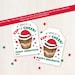 PRINTABLE Holiday Favor Tags, Christmas Treat Tags, Christmas Smores ...