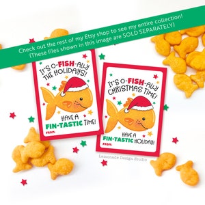Printable Christmas Chip Tags Classroom Holiday Party Snack Tags ...