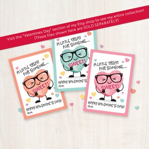 Classroom Valentine Tags Printable Kids Conversation Hearts Valentine ...