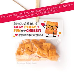 Valentine Treat Bag Toppers PRINTABLE Smores Valentine Cards for Kids ...