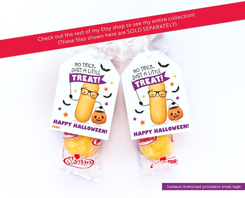 Printable Halloween Pencil Gift Tags for Classroom or Non-candy Trick ...
