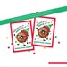 Printable Christmas Cookie Tags Classroom Treat Bag Holiday Tags ...