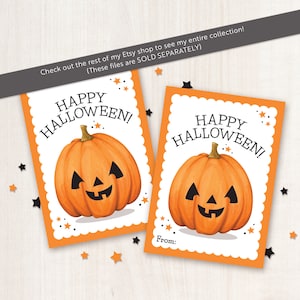 Printable Halloween Tags Trick or Treat Bag Goldfish Tags Halloween ...