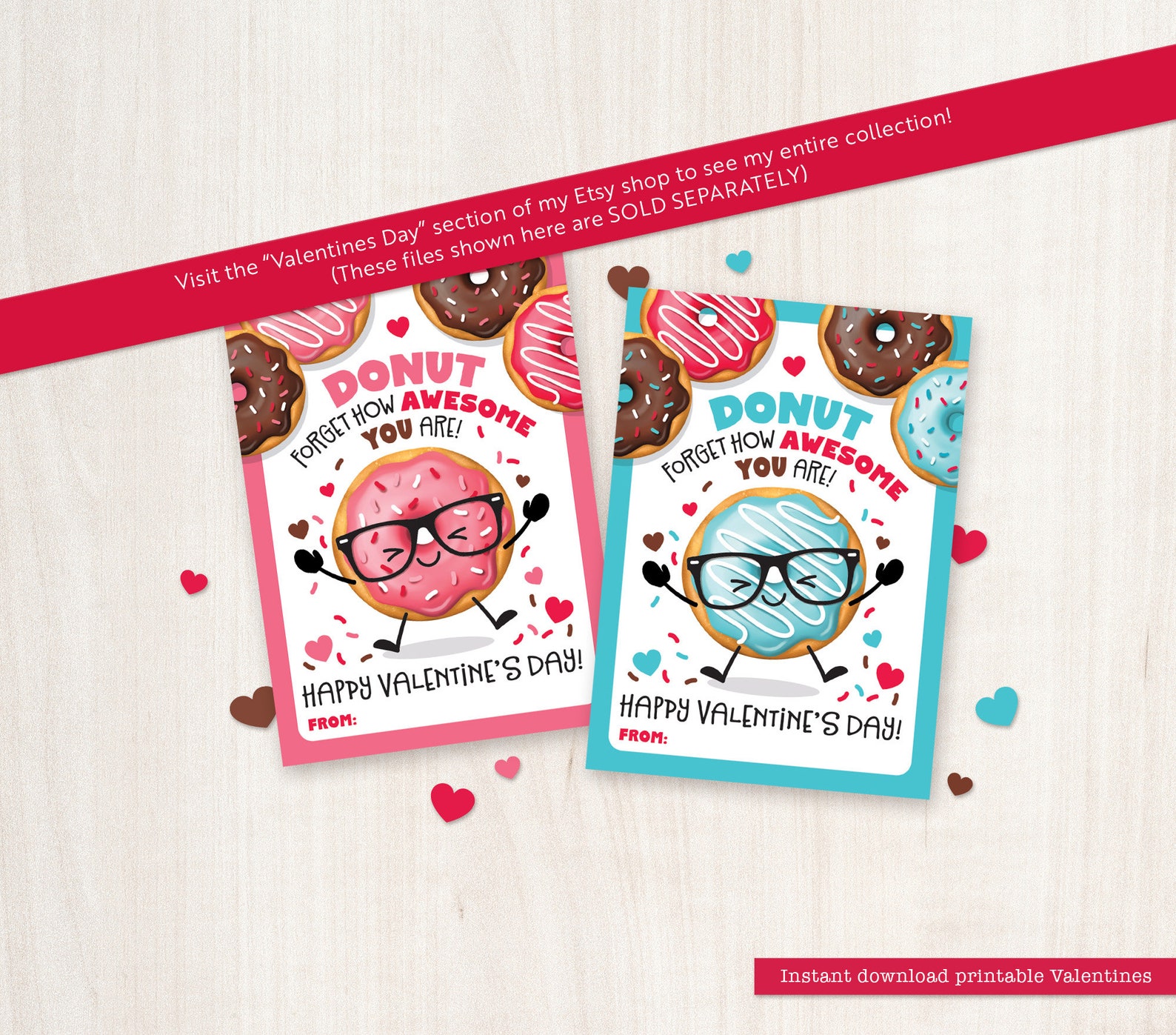 Kids Valentines Cards Muffin Valentine Tags Printable Valentines Day ...