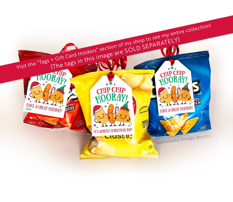 Printable Holiday Treat Tags Classroom Treat Bag Christmas - Etsy
