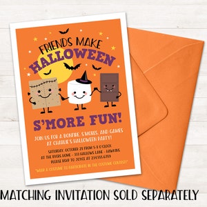 PRINTABLE Halloween Smore Tags Halloween Tags Smores Treat Bag Tags S ...