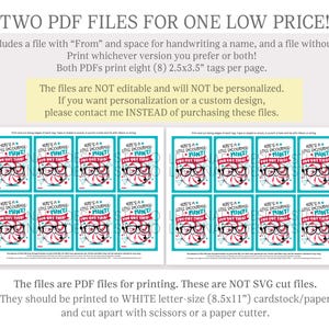 Printable Encourage MINT Tags Testing Day or Competition Good Luck ...