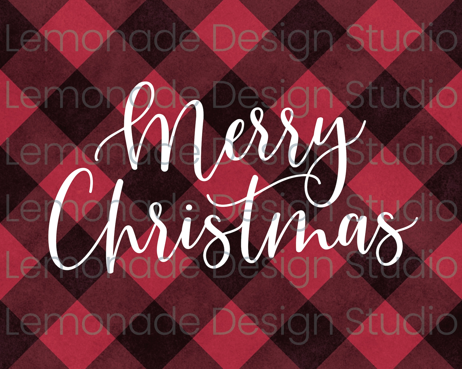 PRINTABLE Buffalo Plaid Christmas Decor Merry Christmas Sign - Etsy