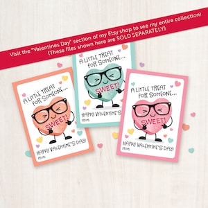 PRINTABLE Valentines for Kids Printable Valentine Treat Bag Toppers ...