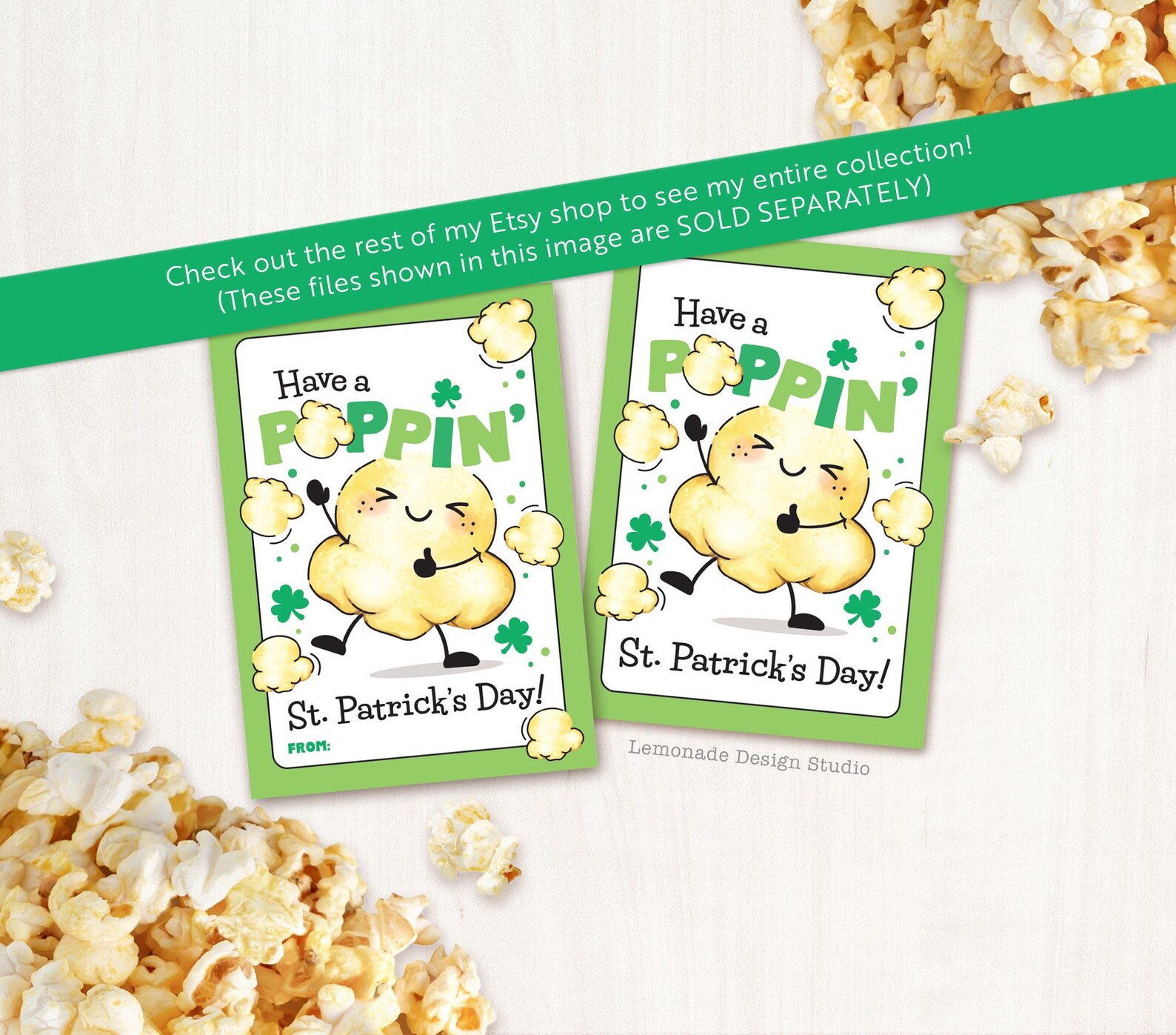St Patrick's Day Printable Treat Tags for Crispy Rice Treats Krispy ...