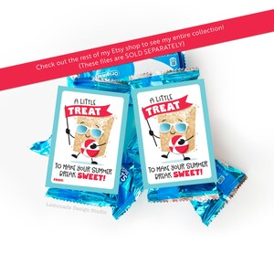 Last Day of School Printable Treat Tag Crispy Rice Treats Classroom ...